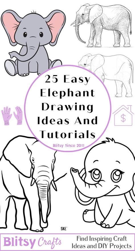 25 Easy Elephant Drawing Ideas How To Draw An Elephant