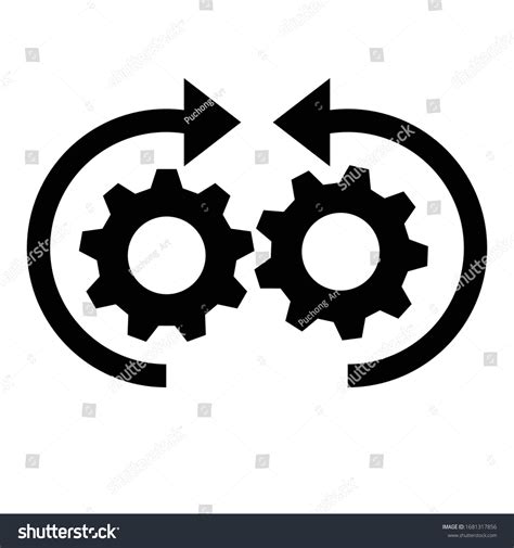 Workflow Icon Simple Element Illustration Workflow Stock Vector Royalty Free