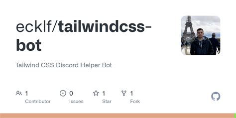 Github Ecklftailwindcss Bot Tailwind Css Discord Helper Bot