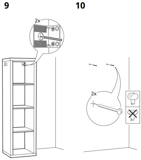 IKEA AA 2223342 4 101 KALLAX Shelving Unit Instructions