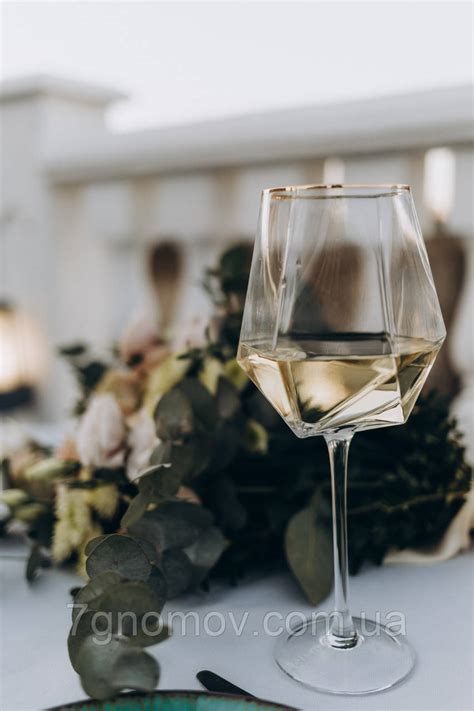 Келих для вина з прозорого скла Грань 650 мл продаж ціна у Києві Келихи і фужери від