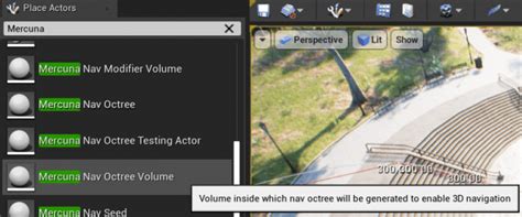 Mercuna 3d Navigation Quick Start Guide For Unreal Engine