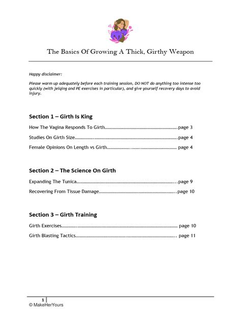 The Basics Of Growing A Thick Girthy Weapon Pdf