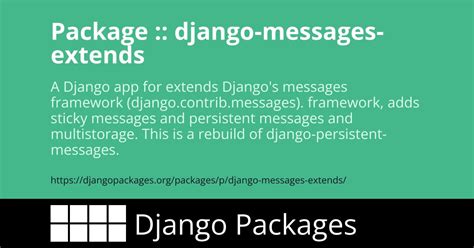 Django Packages Django Messages Extends