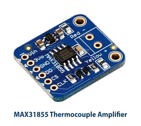 Interfacing Max31855 Thermocouple Amplifier With Arduino Electronics 360