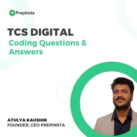 Prepinsta On Linkedin Tcs Digital Coding Question And Answer 2022