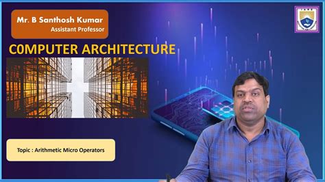 arithmetic micro operators by mr b santhosh kumar youtube