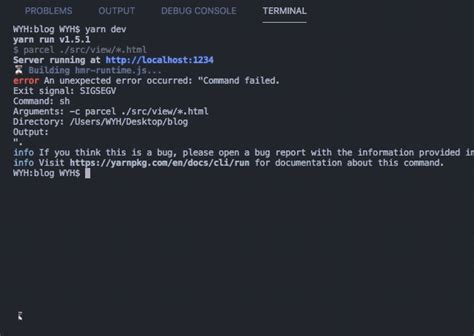 parcel sometimes fails to start properly · issue 1342 · parcel bundler