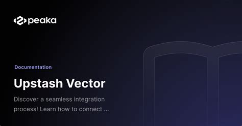 Upstash Vector Peaka