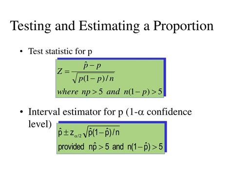 Ppt Statistical Methods In Testing Proportions Powerpoint