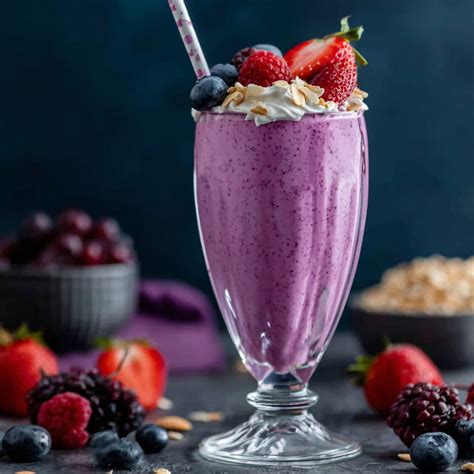 Protein Fruit Smoothie High Protein And Nutritious Breakfast Drink