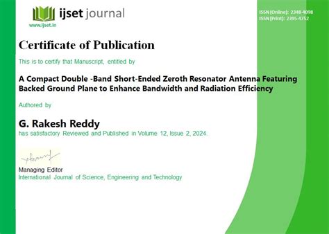 Rakesh Reddy Gongati On Linkedin Successfully Submitted My Project Article In International