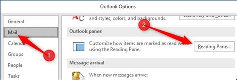 How To Customize The Reading Pane In Outlook