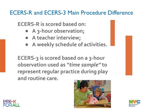 ECERS R And ECERS Main