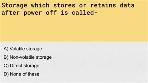 Computer Memory Quiz Computer Memory What Is Computer What Is Ram