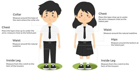 Size Charts My Uniform Hub