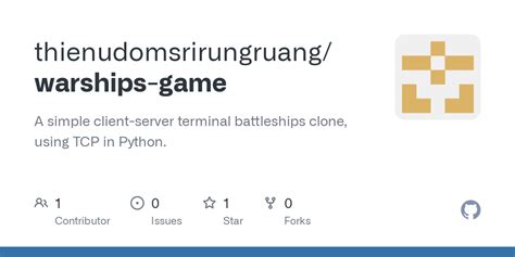 GitHub Thienudomsrirungruang Warships Game A Simple Client Server Terminal Battleships Clone