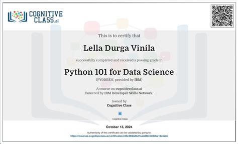 Python Pythonprogramming Datascience Durga Vinila Lella