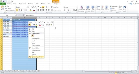 How To Quickly Remove Multiple Or All Hyperlinks In Excel