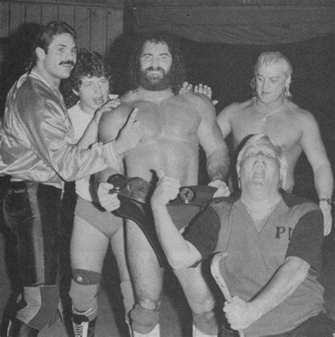 Rick Rude Jess Barr Hercules Mike Golden And Percy Pringle Wrestling Superstars Awa