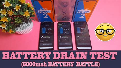 Tecno Pova Vs Tecno Spark Power 2 Vs Tecno Spark Power 2 Air Battery Drain Test Youtube
