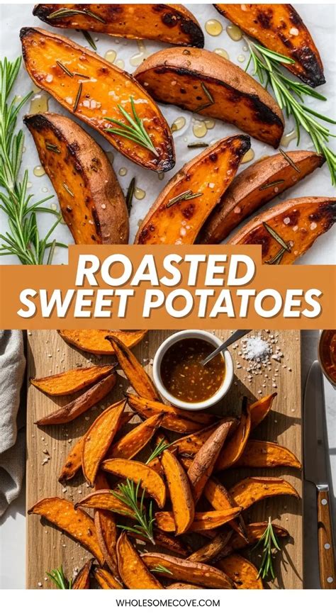 Roasted Sweet Potato Recipe Easy Crispy And Flavorful Wholesome Cove