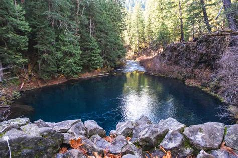 Hiking To Tamolitch Blue Pool In Central Oregon