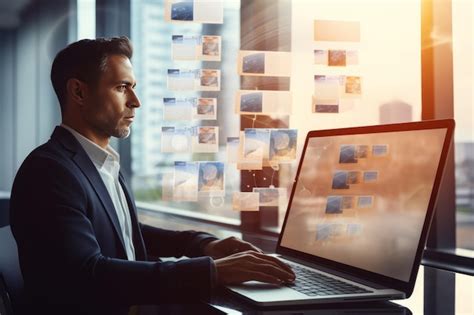 Premium Photo Bridging The Gap Optimizing Document Management And Information Archiving With