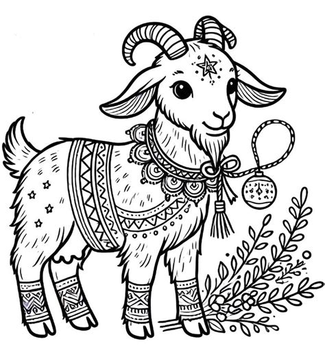 Goat From Wish Coloring Page