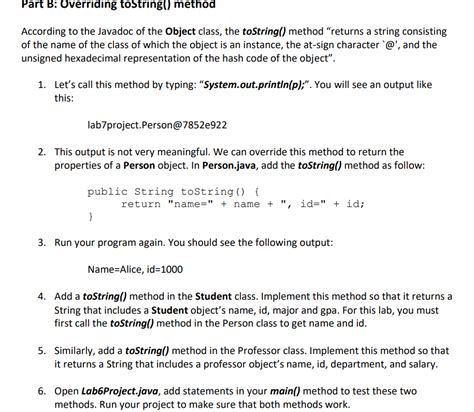 Overview 1 Part A Object Class 2 Part B