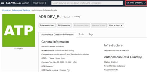 How To Create Autonomous Database Data Guard The Techie Wizard