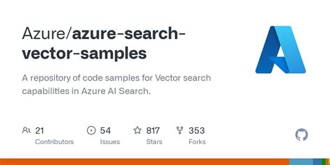 Github Azureazure Search Vector Samples A Repository Of Code Samples For Vector Search
