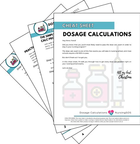 Dose Calc Practice Problems Walkthrough Tablets And Po Meds Nursing School Of Success