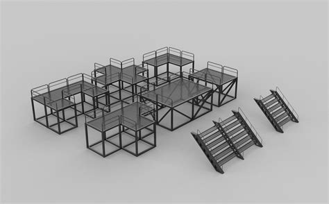 Modular Platform 3d Model 3d Model Turbosquid 2340467