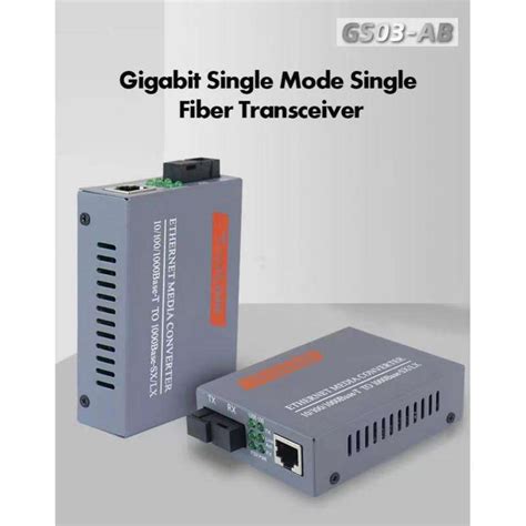 Jual Netlink Gigabit Fiber Optical Ethernet Media Converter 1000mbps Htb Gs 03ab Aksesoris Rumah