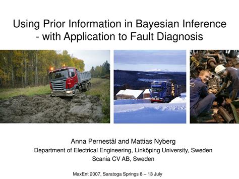Ppt Using Prior Information In Bayesian Inference With Application