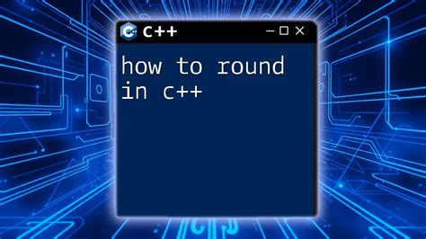 how to round in c quick and easy guide
