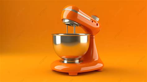 단일 색상 믹서를 사용하여 주황색 배경의 3d 렌더링 발판 나무 의자 의자 배경 일러스트 및 사진 무료 다운로드 Pngtree