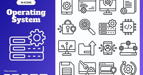 Operating System Icons Icons Ft Icon And System Envato