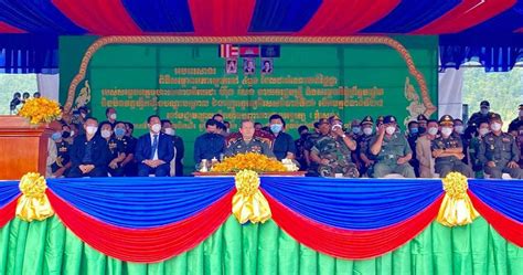 ឯកឧត្តម ឧត្តមសេនីយ៍ឯក ហ៊ុន ម៉ាណែត អញ្ជើញជាអធិបតី សម្ពោធអគារស្នាក់នៅចំនួន០៤