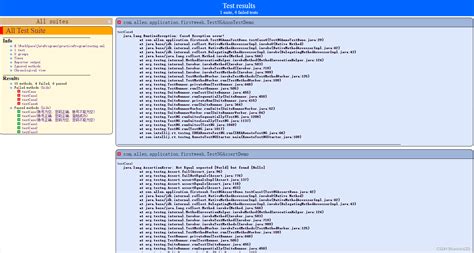 Java自动化测试之testng生成测试报告testng 测试报告 Csdn博客