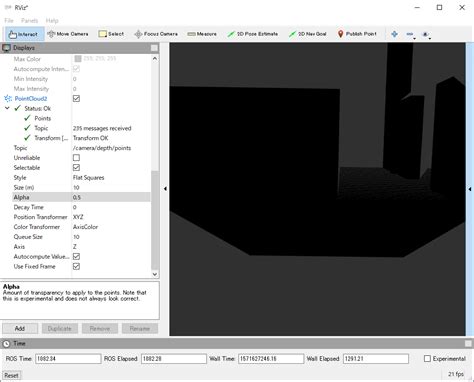 rviz pointcloud2 is not correctly displayed · issue 160 · ms iot