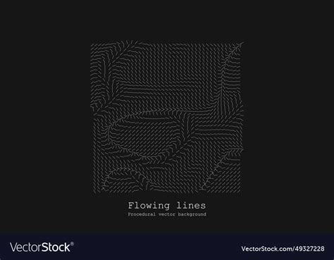 Abstract Line Matrix Pattern Noise Flow Dynamic Vector Image