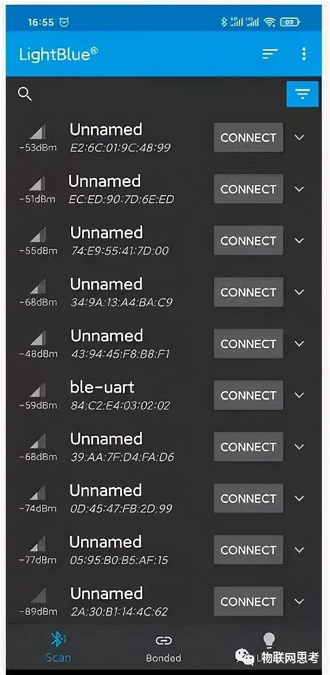几款常用的ble调试app（nrf connect、ble调试助手、lightblue） 知乎