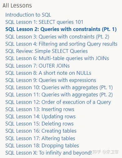 Sqlbolt,一个练习sql的宝藏网站 Csdn博客 Sqlbolt,一个练习sql的宝藏网站 Csdn博客