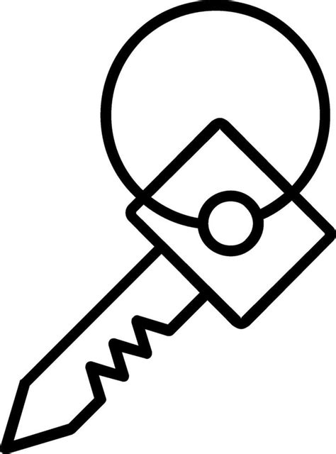 Key Line Icon 43265943 Vector Art At Vecteezy