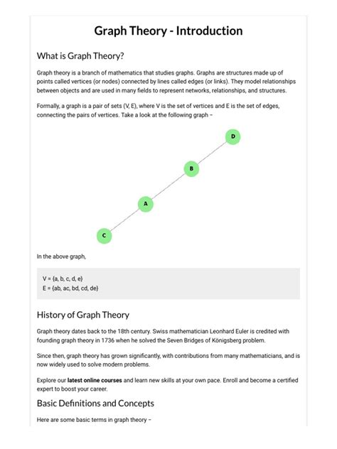Graph Theory Introduction Pdf Graph Theory Vertex Graph Theory