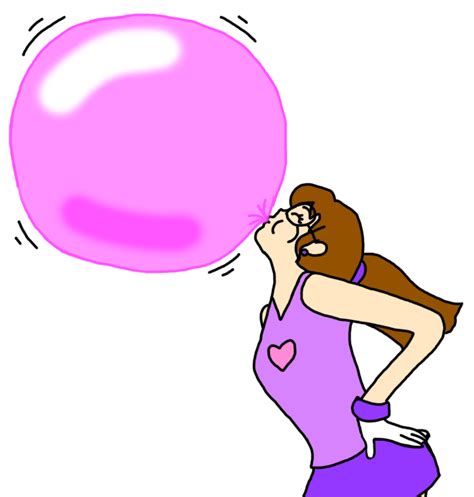 Stephanies Bubble Gum Blowing By Laddlover101 On Deviantart