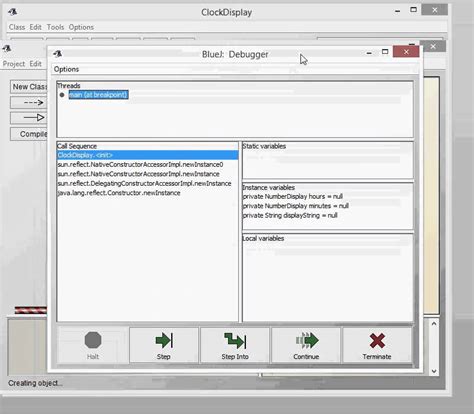 Bluej Chapter 3 Part 6 Investigating The Debugger Youtube
