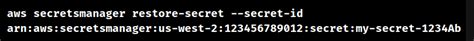 Aws Secrets Manager Restore Deleted Secret Easily